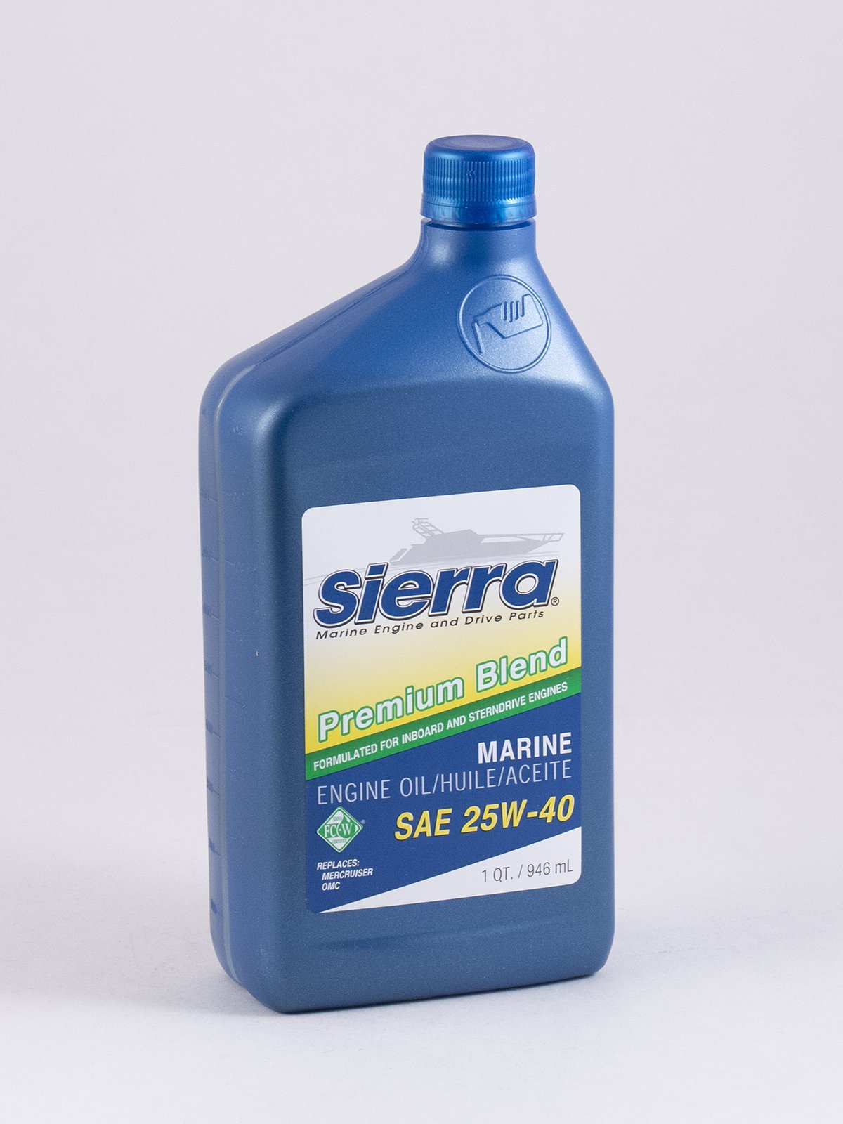 Sierra - SAE 25W-40 FC-W 4 Stroke Marine Engine Oil - Quart - 94002 ...