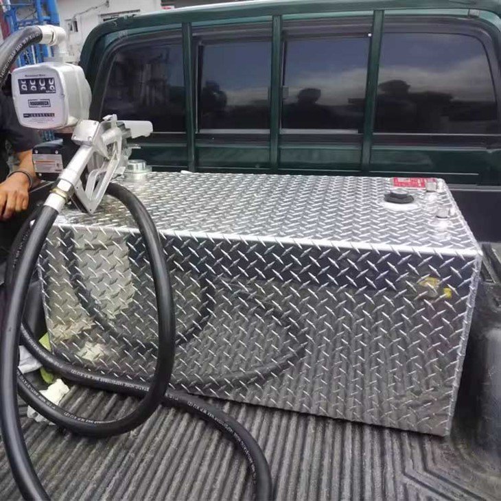Aluminum Oil Tank Refueling Diesel Gasoline Tank 38-55 Gallon Capacity ...