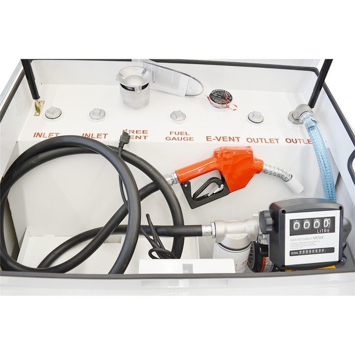 Double Walled Steel Bunded 1000l Diesel Fuel Gasoline Cube Tank ...