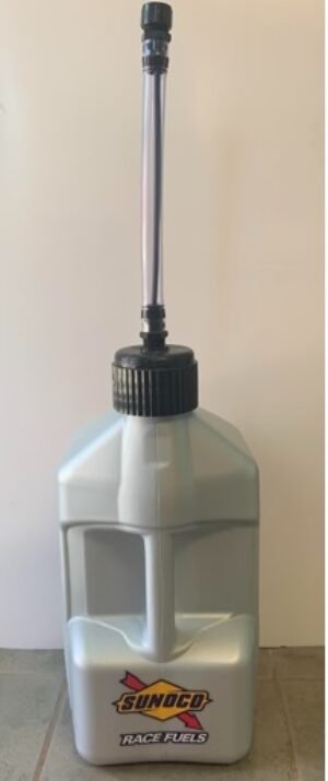 Lt. Blue Fuel Jug 2.5 Gallon W/HOSE – fuel1direct.com